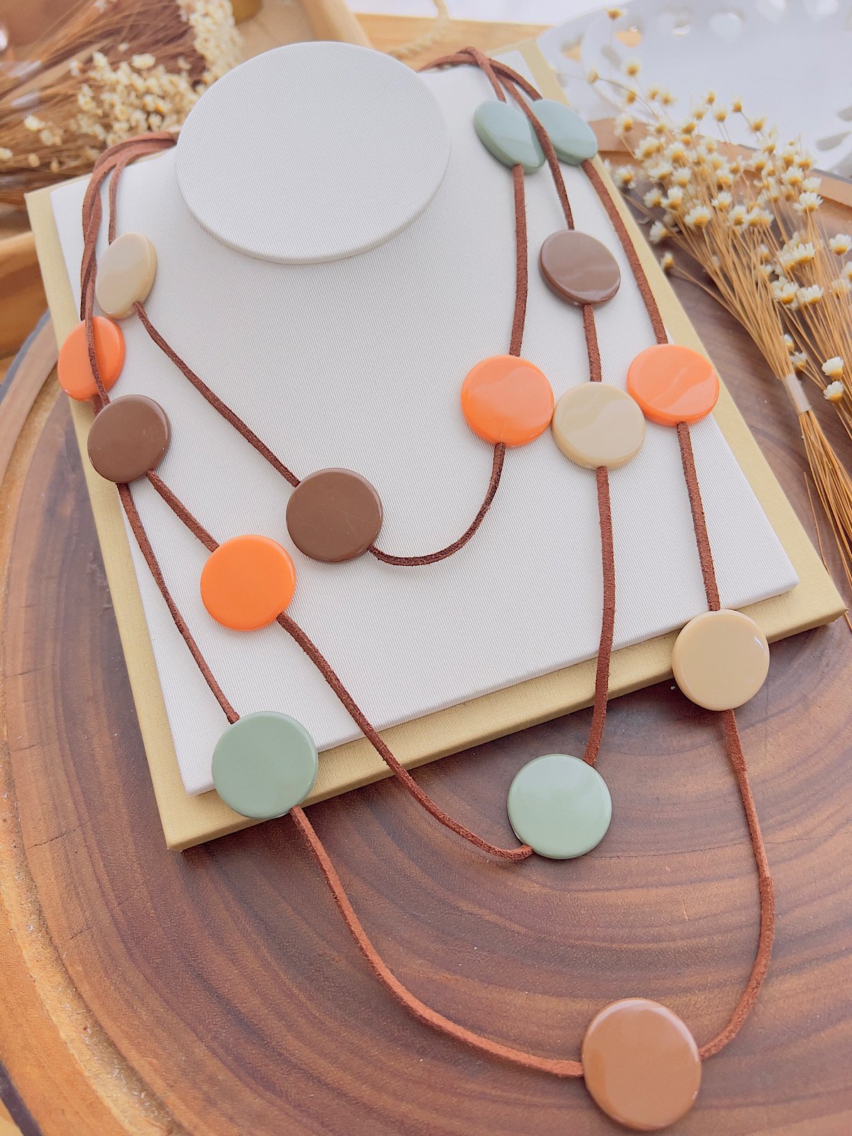 SANTA CRIS BIJU | Folheados Direto da Fábrica - Max Colar Triplo Colorido 5680